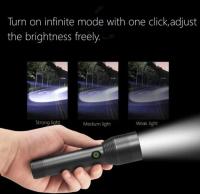 China Explosion-proof Flashlight High-brightness Rechargeable Outdoor Super Bright Home Use Long Range All-aluminum Portable Electric for sale