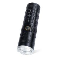 China High Quality Ultra Bright Long Shot Led White Laser Usb Charging Long Life Outdoor Zoom Multi-Functional Flashlight for sale