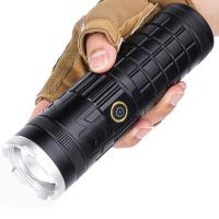 China High Quality Ultra Bright Long Shot Led White Laser Usb Charging Long Life Outdoor Zoom Multi-Functional Flashlight for sale