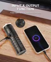 China High Quality Ultra Bright Long Shot Led White Laser Usb Charging Long Life Outdoor Zoom Multi-Functional Flashlight for sale