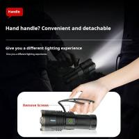 China Outdoor Strong Light Far-reaching LED Searchlight Charging Ultra-long-lasting Lighting Aluminum Alloy Hand-held Flashlight for sale