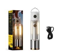 China New Digital Power Display Telescopic Zoom Magnet Usb Rechargeable Aluminum Alloy Abs White Led Torch Lights Tactical Flashlight for sale