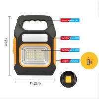 China Solar Hand Lamp, Cross-border Foreign Trade LED Emergency Lamp, Flashlight, USB Charging, Home User, Outdoor Camping Lamp for sale