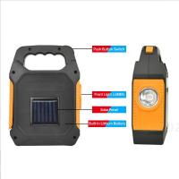 China Solar Hand Lamp, Cross-border Foreign Trade LED Emergency Lamp, Flashlight, USB Charging, Home User, Outdoor Camping Lamp for sale