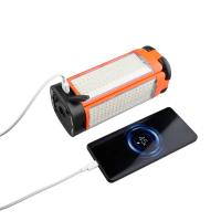 China Cross-border New Foldable Charging Camping Lamp Outdoor Lighting Lamp Long-lasting High Brightness Camping Lamp with Bracket for sale