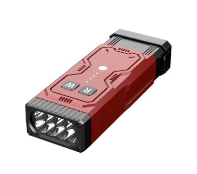 China Portable High-brightness LED Flashlight with Strobe and Emergency Alarm Function Rechargeable Outdoor Safety Touch Wholesale for sale