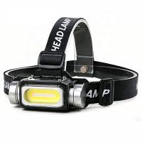 China 2026 Cross-border Source Rotating Focusing COB LED Memory Dual Light Source Strong Light Sensing Head Lamp Charging Head Lamp for sale