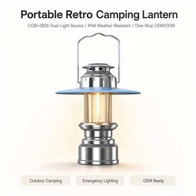 China Outdoor Camping Lighting Atmosphere Lamp New Portable Retro Horse Lamp Tent Lamp Charging Lighting Reading Lamp for sale