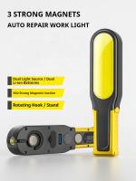 China Ultra Bright Strong Magnetic Flashlight Rechargeable Long-lasting Outdoor Household Multi-function Strong Light Repair Work Lamp for sale
