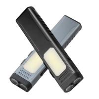 China Ultra-thin Flashlight with Buzzer, USB Rechargeable Working Lamp, Magnetic Attachment, COB LED Portable EDC Flashlight for sale