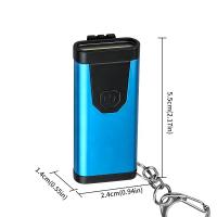 China 2026 New Ultra-thin COB Flashlight, USB Rechargeable Mini Keychain Lamp, Portable EDC Emergency Work Light for sale