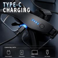 China Cross-border New Multi-functional Eyewear Lamp Type-c Charging Repair Work Headband Eyewear Lamp Inspection Lamp for sale
