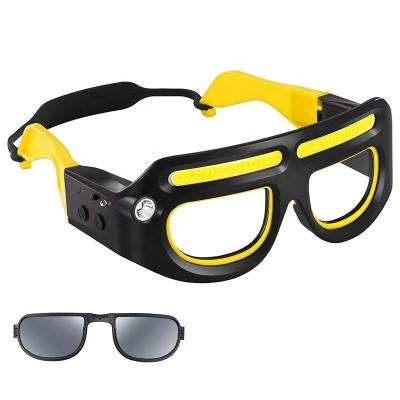 China Cross-border COB Eye Lens Headlight USB Charging Protective Work Lamp Outdoor Cycling Night Fishing Windproof Strong Headlight for sale