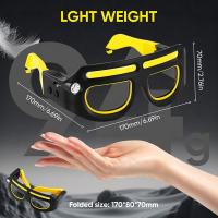 China Cross-border COB Eye Lens Headlight USB Charging Protective Work Lamp Outdoor Cycling Night Fishing Windproof Strong Headlight for sale