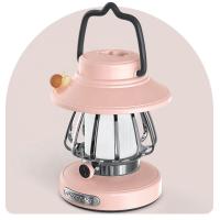 China Outdoor Snail-Shaped Retro Camping LED Night Portable Rechargeable Bedside Lamp Creative Handheld Tent-Style Vintage Ambiance for sale