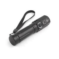 China New Model High-Intensity LED White Laser Zoom Rechargeable Outdoor Emergency Light Mini Flashlight for sale