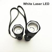 China New Model High-Intensity LED White Laser Zoom Rechargeable Outdoor Emergency Light Mini Flashlight for sale