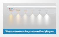 China 800mA Color Temperature Stick Designer Light Portable Color Rendering Display Decoration Selection Color Temperature Lamp for sale