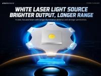 China New Product: Buzzer Bright Light Flashlight, Multi-Functional RGB Fluid Light Outdoor Retractable Zoom Magnetic LED Torch for sale