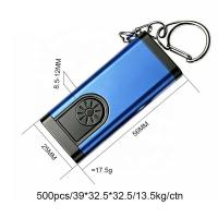 China Flashlight with Intense Bright Light, Compact and Portable, Rechargeable, Long-lasting Battery Life, Outdoor Keychain Lamp for sale