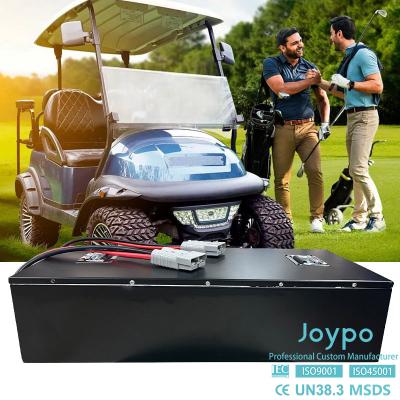China Deep Cycle 72V Lithium Golf Cart Batteries 100Ah 150Ah 200Ah For Security Service Carts for sale