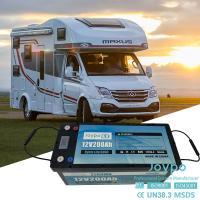 China 12 Volt RV Lithium Battery Rechargeable Deep Cycle Lithium Ion Battery For Motor Home for sale