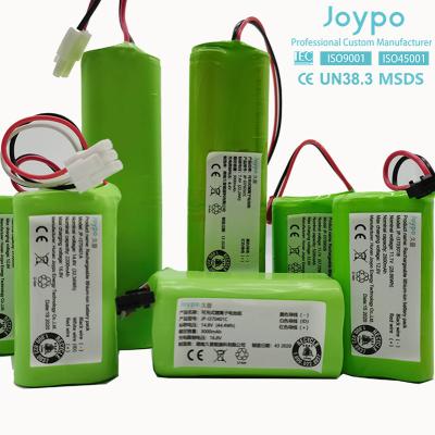 China Rechargeable 3000mAh 14.8V Lithium Battery Pack 18650 For Lawn Mower Robot for sale