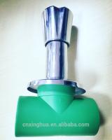 China Green Color Ppr Chrome Stop Valve Brass Material For Water Supply System for sale
