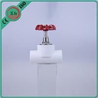 China Circle Head Code PPR Stop Valve Coupling Type White / Grey / Green Color for sale