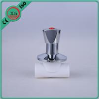 China Flange Connection Plastic Stop Valve Casting Technics With Crom Handle for sale