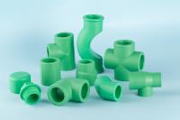 China Impact Resistance Polypropylene Plastic Pipe PN10 - PN25 Green Color For Industry for sale