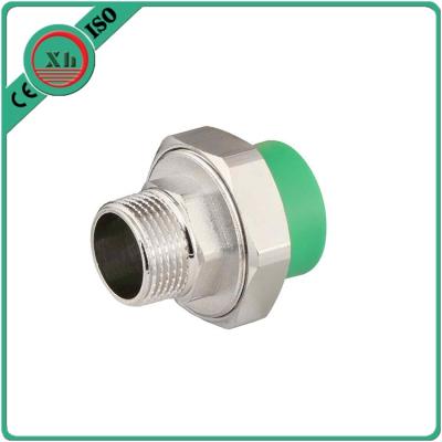 China Lightweight PPR Male Union , 20 - 63 MM 2 Inch Union Long Service Life for sale