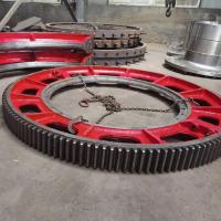 China Custom high quality steel spur helical large ring gear for sale