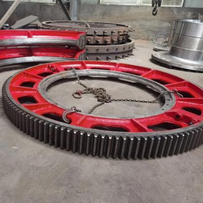 China Custom high quality steel spur helical large ring gear for sale