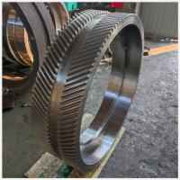 China Luoyang factory ring gear shaft forge gear steel ring gear for sale