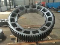 China Luoyang factory ring gear shaft forge gear steel ring gear for sale