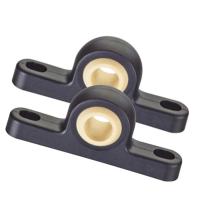 China KSTM-10 Maintenance free  plastic ball bushing bearing housing base with flange for sale