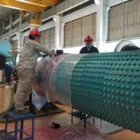 China 1Mn18Cr18N non-magnetic stainless steel generator rotor retaining ring for sale