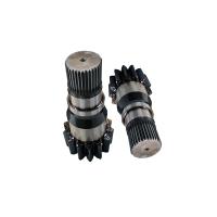 China Wind tubine High precision OEM steel large spur gear shaft teeth grinding bull gear shaft for sale