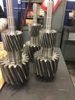 China China factory customized large forged steel gear shaft gear drive shaft for sale