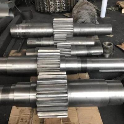 China Customized stainless steel main shaft gear shaft for sale