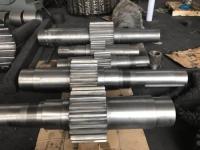 China Precision grinding gear shaft forging large module customized shaft for sale