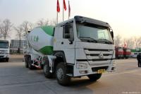 China 9.726L Engine Capacity National Heavy Duty Truck HOWO 8X4 Concrete Mixer Truck for Your for sale