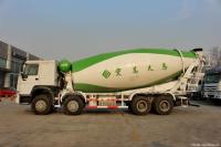China 9.726L Engine Capacity National Heavy Duty Truck HOWO 8X4 Concrete Mixer Truck for Your for sale