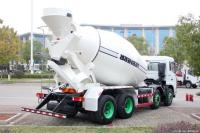 China 340 HP 8X4 7.99 Square Concrete Mixer Truck Hauman H5 6.8L Diesel Fuel Engine Capacity for sale