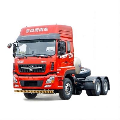 China Dongfeng Xinjiang Second-Hand Smooth D7V 480hp 6X4 4X2 LNG Tractor with FAST Gear Box for sale