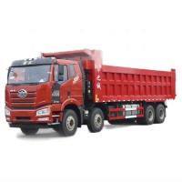 China FAW Jiefang J6P Heavy Truck 500HP 8X4 8m Dump Truck with Fuel Tank Capacity 300-400L for sale