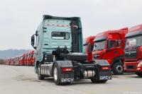 China 12 Forward Shift Dongfeng Tianlong GX 4*2 6*4 Diesel Traction Head with 450hp Horsepower for sale