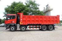 China Delong X3000 8X4 6x4 8.4m Dump Truck Automatic Air Conditioner Engine Capacity 8L for sale