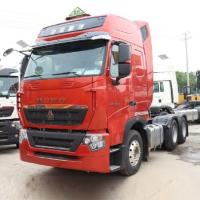 China Sinotruk HOWO T7H 440HP 6X4 Hazardous Chemical Tractor with 500-600L Fuel Tank Capacity for sale